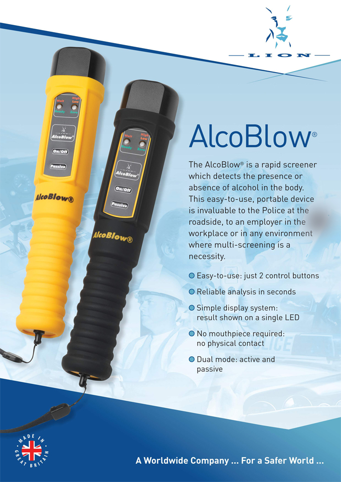 Lion Alcoblow Breath Alcohol Analyzer | Buy Online | MET Dubai